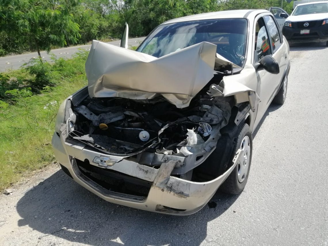 Choque múltiple en el periférico de Mérida a la altura de Santa ...